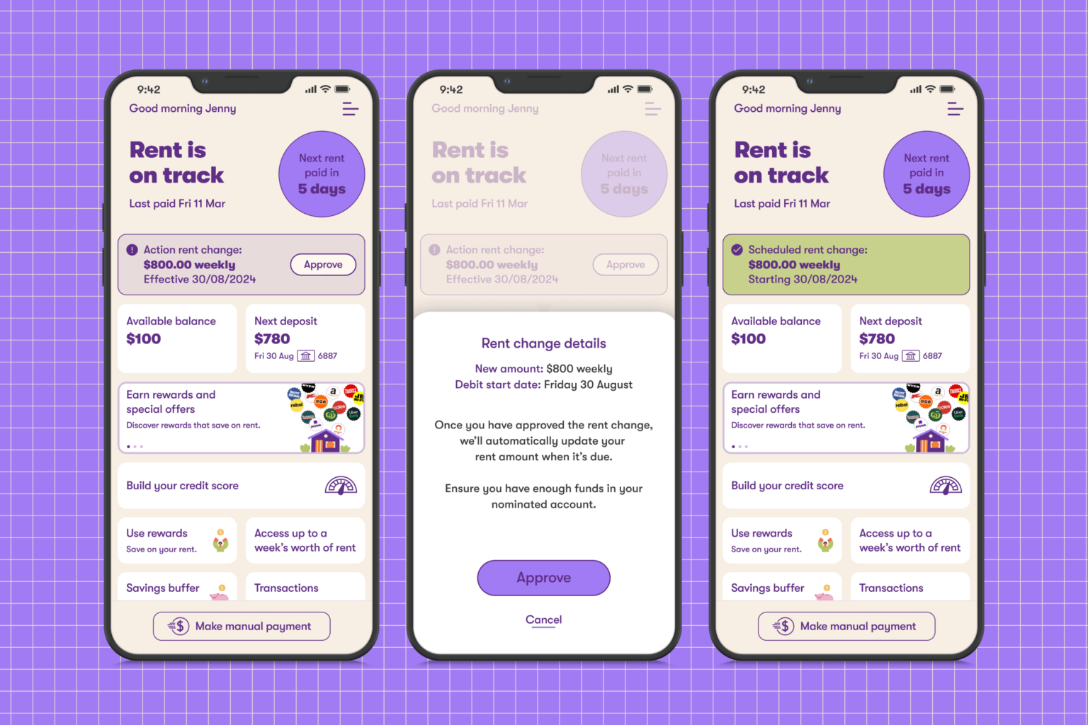 New feature: Rental adjustments - RentPay